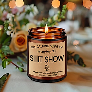 LEADO Scented Candle, Leaving Job Gifts, Farewell Gifts for Coworkers, Goodbye Gifts, Coworker Leaving Gifts for Women, Men - Congrats, Moving Away, Going Away Gift for Coworker, Friends, Boss