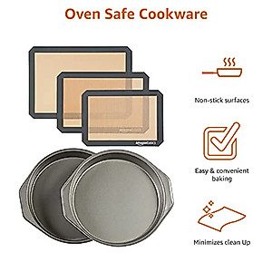 Amazon Basics Baking Mat and Cake Pan