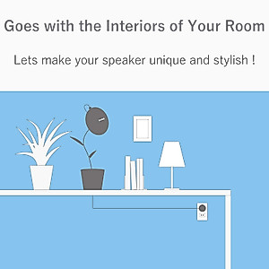 ELECOM Flower Stand Speaker Mount Holder/Compatible with Google Home Mini and Nest Mini/Protective Case AIS-GHMFLOWER