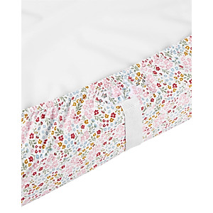 Simple Joys by Carter's Baby 2-Pack Cotton Changing Pad Covers, Floral/Dots, One Size