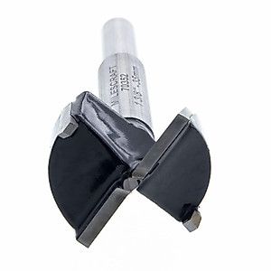 Milescraft 2330 Euro Hinge Bit – 35mm Boring/Forstner Bit for Drilling Concealed Hinge Holes. Tungsten Carbide Blade Tips Quickly Create Clean, Smooth Hinge Cup Holes. Works with Euro Hinge Jig
