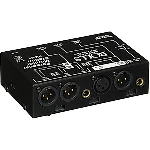 Rolls PM351 Personal Monitor Station,Black
