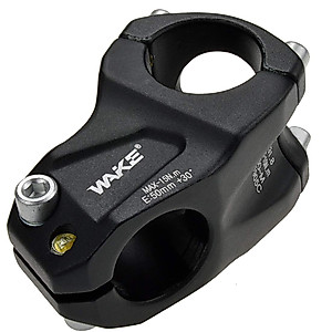 MTB Stem Mountain Bike Stem 31.8 50mm 30 Degree Short Handlebar Stem for Most Bicycle, Fixed Gear, Road Bike, Downhill Bike, Track Bike, MTB, BMX, Cycling