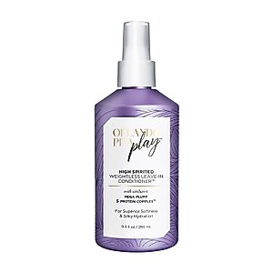 ORLANDO PITA PLAY High Spirited Leave-in Conditioner, Exclusive Mega Pump 5 Protein Complex, For Superior Softness & Silky Hydration, Adds Volume to Any Hair Type, 9.5 Fl Oz