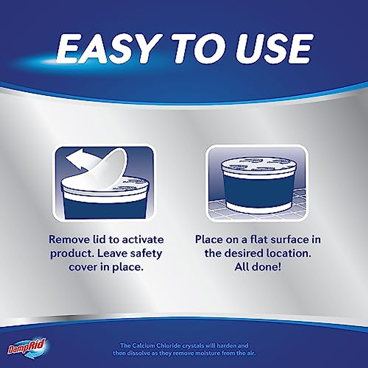 DampRid Hi-Capacity Moisture Absorber Bucket, 2 Pack — Fragrance Free, 2 lb. 15.5 oz.