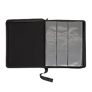 Okuna Outpost Trading Card Binder with 9-Pocket Plastic Sleeves, Zipper Organizer for 360 TCG Cards (Green)