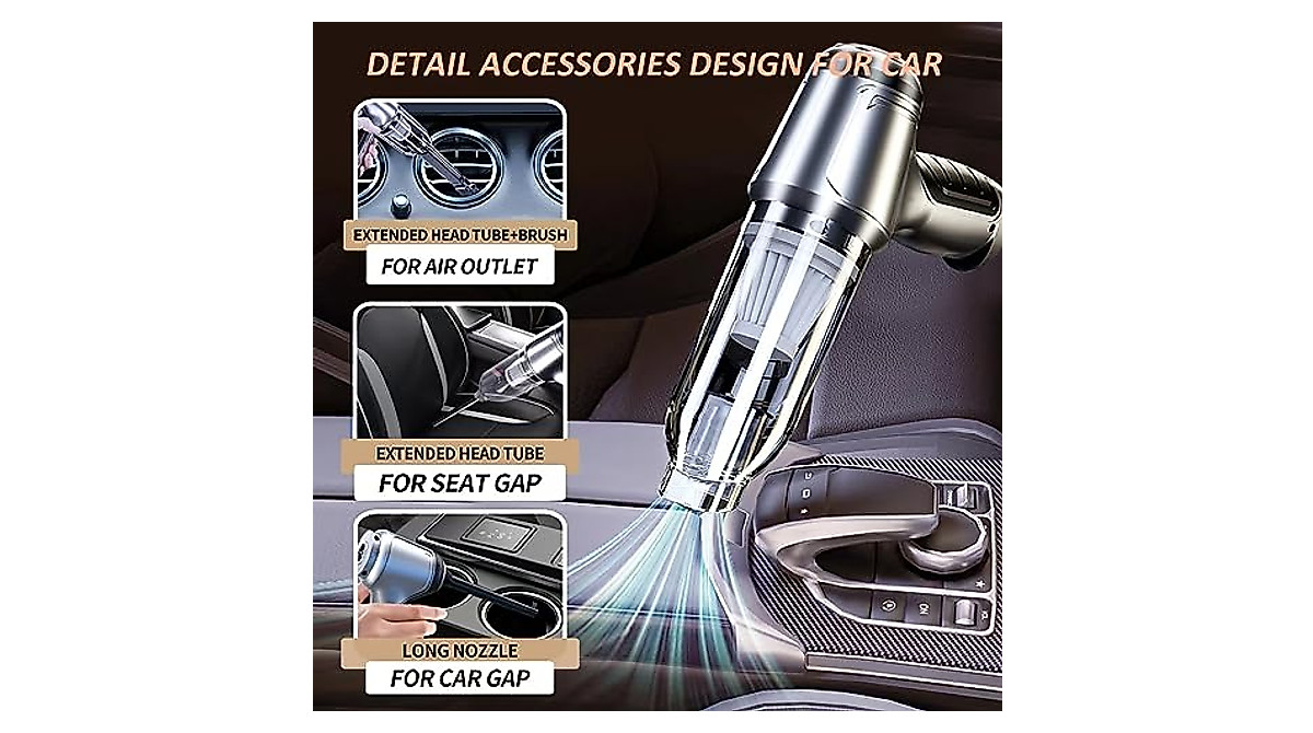 CHOLANG Cordless Handheld Vacuum - 15000Pa Power