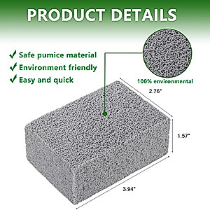 SPE HEALTH PRO Grill Stone Cleaning Block Grill Brick Cleaning Stone Grill Cleaning Brick Block BBQ Grill Cleaner Brick Pumice Stone Cleaning-4 Pack