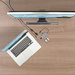 Hama USB-C Multiport, 5 Ports, HDMI+LAN