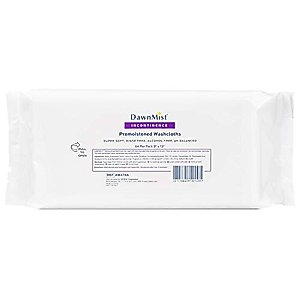 Dukal Dawn Mist Pre-Moistened Adult Wash Cloth, Non-Sterile, Soft Pack, 9" W x 13" L (64 Packs of 12) (Pack of 768)