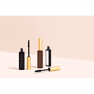 Ecco Bella FlowerColor Vegan Mascara Black - Long Lasting Organic Formula for Sensitive Eyes - All Natural and Water Resistant Mascara - Cruelty-Free, Gluten-Free, Fragrance-Free, and Plant-Based