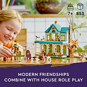 LEGO Friends Autumn's House 41730, Dolls House Playset with Accessories, Toy Horse & Mia Mini-Doll, Toys for Girls and Boys 7 Plus Years Old, Birthday Gift Idea