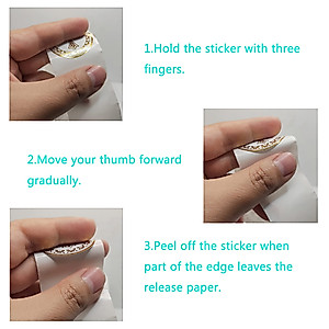 Gold Foil Cross Stickers, 1.5 inch 500 Foil Self-Adhesive Religious Stickers Round Labels for Baptism Party, Envelope Seals, Christening, Wedding Decoration