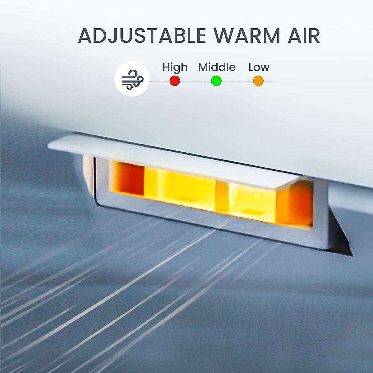 ZMJH ZMA201S Elongated Electronic Bidet Toilet Seat, Unlimited Warm Water, Vortex Wash, Heated Seat, Warm Air Dryer, Rear and Front Wash, Remote Control, LED Light, Smart, Need Electrical, White