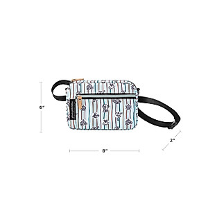 Petunia Pickle Bottom Adventurer Wristlet, Crossbody Strap, Waist Belt Bag, Purse, Wallet | Versatile, Fashionable | Disney & Pixar Playday