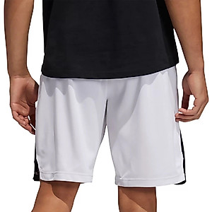 adidas Men's Axis Knit 2.5 Basketball Shorts H08739 Size XXL White/Black