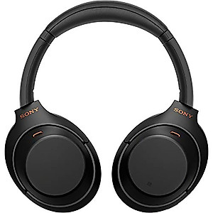 Sony WH1000XM4/B Premium Noise Cancelling Wireless Over-The-Ear Headphones (Renewed) Bundle with Premium 2 YR CPS Enhanced Protection Pack