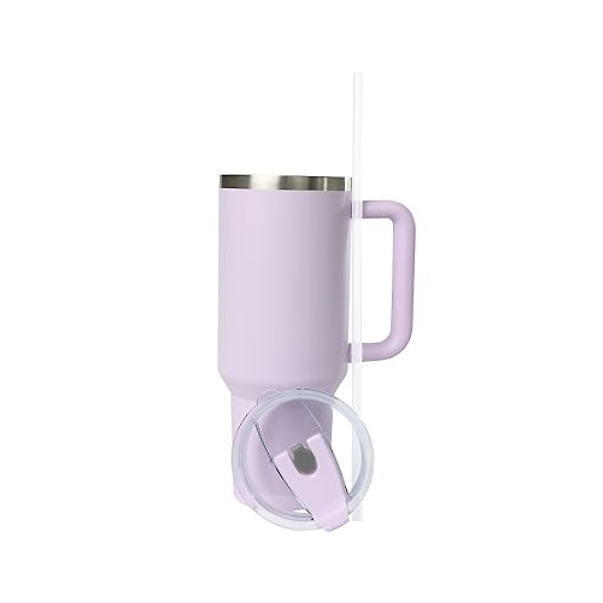 Sip+Sea Cayman 40 oz Stainless Steel Tumbler with Handle, Lid, and Straw | Double Wall Vacuum Insulated