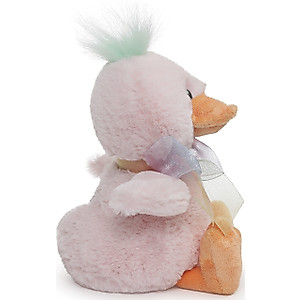 GUND Quacklin Easter Duck Stuffed Animal, Styles May Vary, 7.5”
