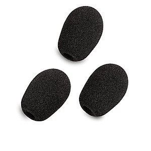 LEFXMOPHY Blackshark Pop Filter Replacement for Razer BlackShark V2 / V2 Pro / V2 X/Kaira Pro Gaming Headset Microphone Windscreen Mic Foam Cover, 3-Pack