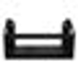 Hudson Hi-Fi Vinyl Display Holder - 2 Pack Record Display Shelf - Solid Steel Vinyl Wall Mount & Record Display, Quick Access Vinyl Record Wall Mount - Vinyl Record Shelf, Fits 25 LPs, Black Satin