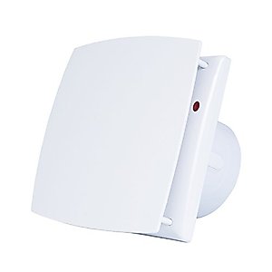 Hon&Guan Wall Exhaust Fan, 4 Inch Exhaust Fan Bathroom Wall Exhaust Fan, Kitchen Exhaust Fan for HVAC System-Super Silent 55CFM.