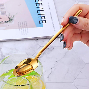 Buyer Star 20-Piece Silverware Set, Gold Flatware Cutlery Set, Stainless Steel 18/10 Utensil Forks Spoons Knives Set Service for 5 with Gift Box, Mirror Polished, Dishwasher Safe