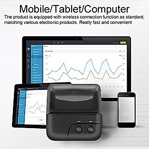 ANGGREK Receipt Printer, Multipurpose High Speed Thermal Receipt Printer for Food Ordering System for Office Printing for Taxi Order Printing