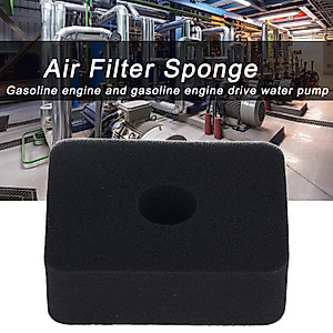 Air Filter Element Sponge Replacement, Foam Air Filter 17211‑ZE1‑000 for WB20XH WB30XH Gasoline Water Pump