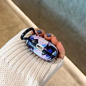 Anime AirPods case, 3D Fashion Cute Anime Character Skin AirPod case, Compatible with AirPod 2&1 Wireless Charging case, with Sturdy Keychain Accessory (Kakashi/White)