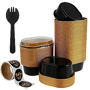 Nicoport 60Pcs Aluminum Foil Cake Container 68ml Heat-Resistant Foil Baking Cups with Clear Lids and Spoons Mini Oval Cake Pan Reusable Small Cheesecake Muffin Pan for Cake Cheese Dessert