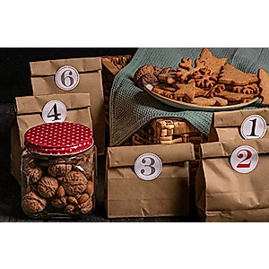 BagDream Brown Paper Lunch Bags Bread Bags 12lb 7x4.5x13.75 Inches 50Pcs Kraft Paper Bags, Paper Snack Bags Bread Bags, 100% Recycled Kraft Lunch Bags