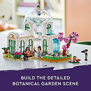 LEGO Friends Botanical Garden Building Toy Set, A Creative Project for Ages 12+, Build and Display a Detailed Greenhouse Scene, A Gift for Kids and Teens Who Love Flowers and Plants, 41757
