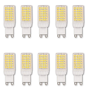 Westinghouse 5164120 G9 Base Dimmable Clear LED Light Bulb, 10-Pack, Warm White