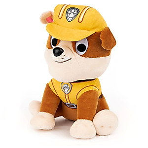 GUND Paw Patrol Rubble in Signature Construction Uniform For Ages 1 and Up, 9”