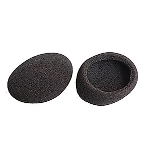 3 Pair Replacement Ear Pads Repair Parts for use with Panasonic Technics Technics RP-HT21 RP-HT41 RP-HT010 RP-HT030 Headphones Earmuffs (Sponge Ear Pads)