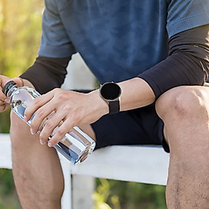 4 PACK Bands Compatible with Samsung Galaxy Watch 4 40mm 44mm/ 4 Classic 42mm 46mm, 20mm Adjustable Silicone Sport Replacement Strap for Samsung Galaxy Watch 7/6 / 5/4 / FE Band Women Men