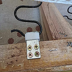 xiaozhenjida 8 Pcs Sectional Couch Clips Spring Clips Sofa Spring Repair Brackets Chair Zig Zag Springs Clips for Most Couch Spring Repair Kit