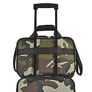 U.S. Traveler Rio Rugged Fabric Expandable, Camouflage, 2 Wheel