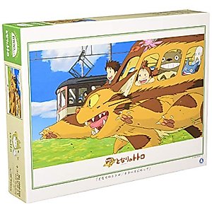 Ensky My Neighbor Totoro 1000 Piece Jigsaw Puzzle, Cat Bus, 19.7 x 29.5 inches (50 x 75 cm)
