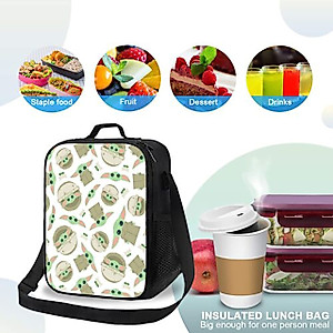 Insulated Lunch Bag Yo Lunch Bag for Women Men Picnic Office Bento Lunch Box