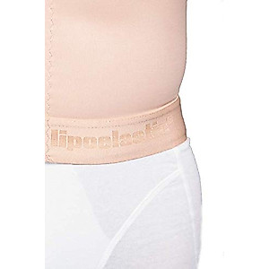 LIPOELASTIC® MTm Comfort - Compression Vest with Front Zipper Fastening (L, BLACK)