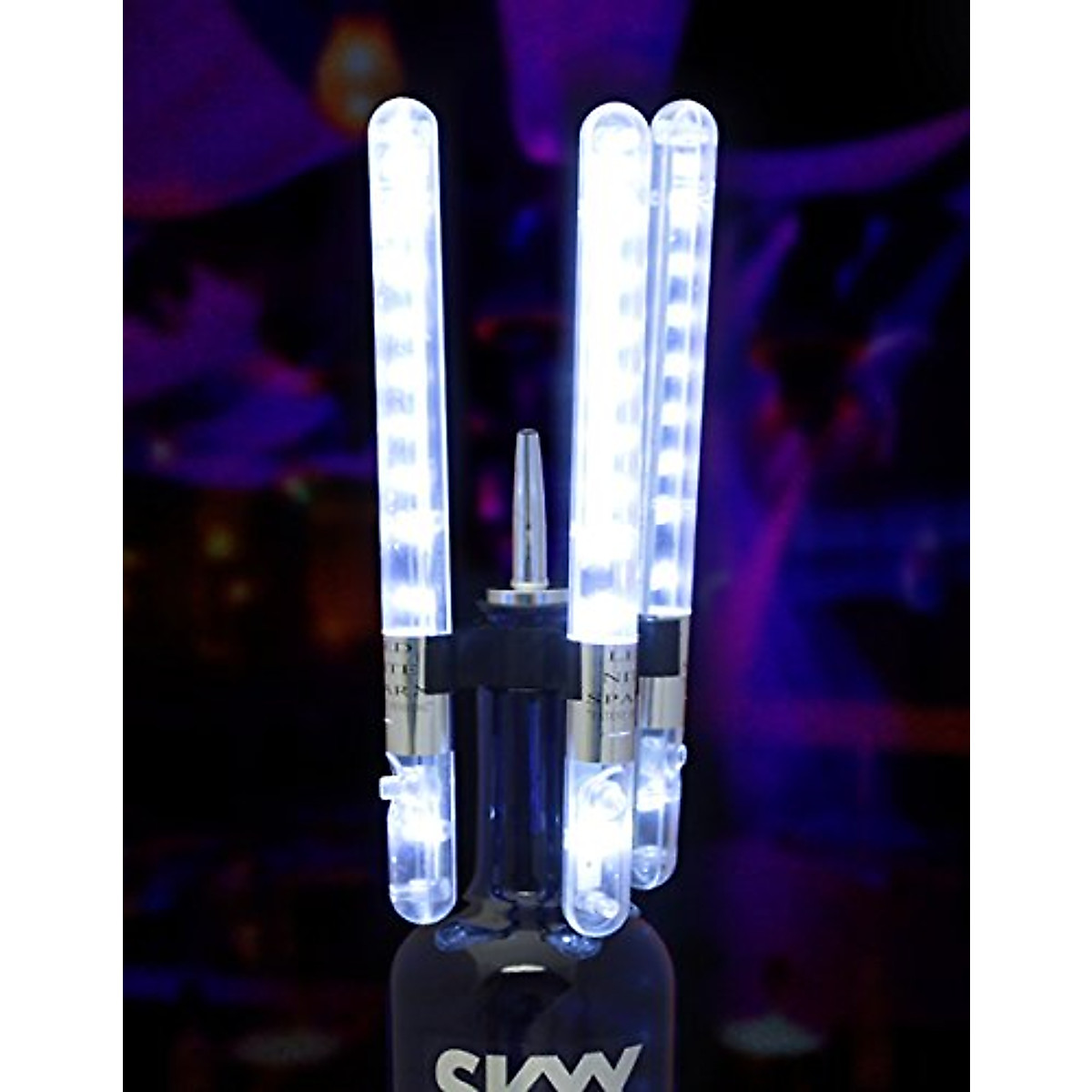 LED Bottle Service Sparklers for VIP Nightclubs Led Sparklers Bottle Baton Electronic Sparklers 24PACK