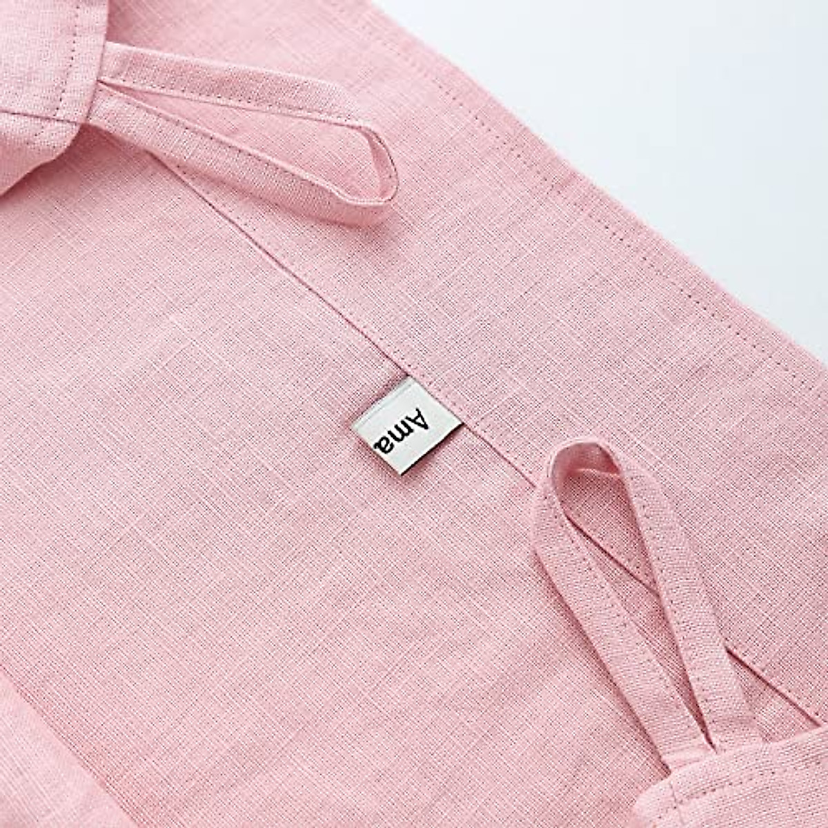 Amazhiyu Pure Linen Over The Door Laundry Hanging Hamper Bag for Holding Dirty Clothes and Saving Space Pink