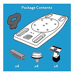 Carex Portable Shower Bench - Shower Bath Seat - Fits tub having width in the range of 19"-28". Comfortable Contoured Seating Area with 300 Pound Weight Capacity, Portable and Easy to Store