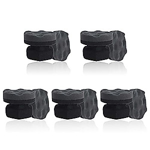 AuInLand Tire Dressing Applicator Tire Shine Applicator Dressing Pad Car Detailing Foam Sponge Tire Cleaner Sponge, 10 Packs