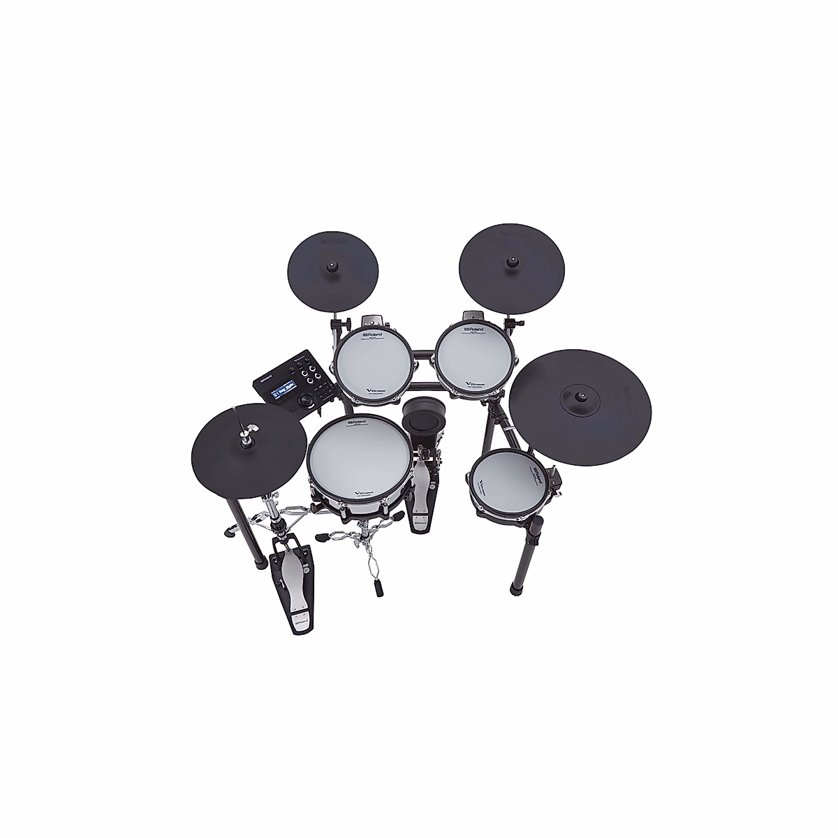 Roland Generation 2 V-Drums TD-27KV2S Electronic Drum Set Bundle with Drumstick Bag, 3.5mm Audio Cable, 3 Pairs of Drumsticks, and Austin Bazaar Polishing Cloth