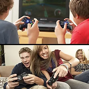 Gamrombo 2 Pack Replacement for Xbox 360 Controller, Wireless Controllers Gamepad Upgraded Joystick Compatible with 360 & Slim, Windows 11/10/8/7 PC Controller