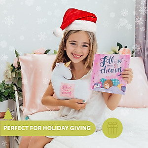 Tickle & Main Follow Your Dreams Unicorn Pillow Gift Set, Unicorn Plush, Dream Catcher for Girls Ages 4-9 Years
