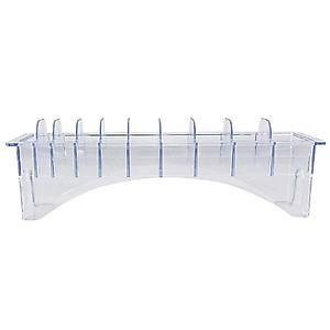 Plastic Clipper Guide Grooming Clipper Blade Case Holder Organizer Plastic 10 Blades Storage Case Rack Clipper Comb Holder for Salon Home Supplies Plastic Blade Guide